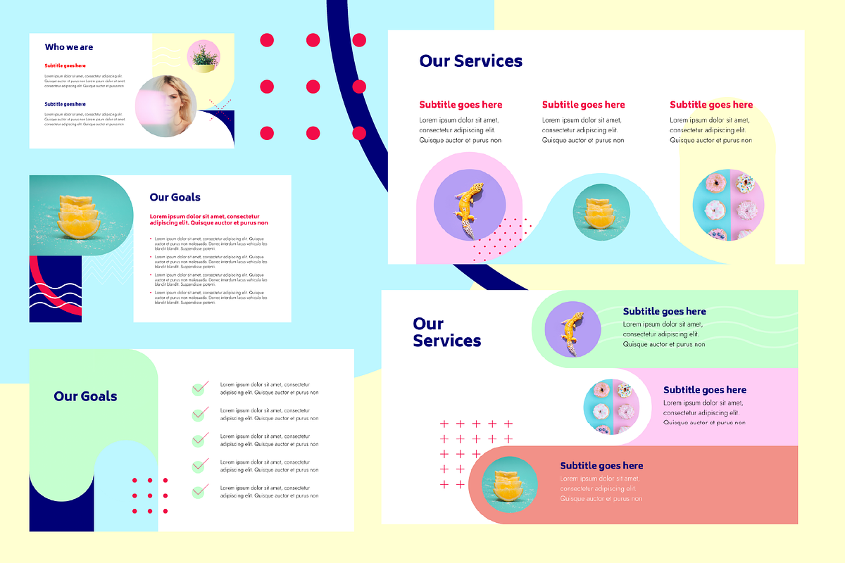 Pastel Pattern Google Slide Template