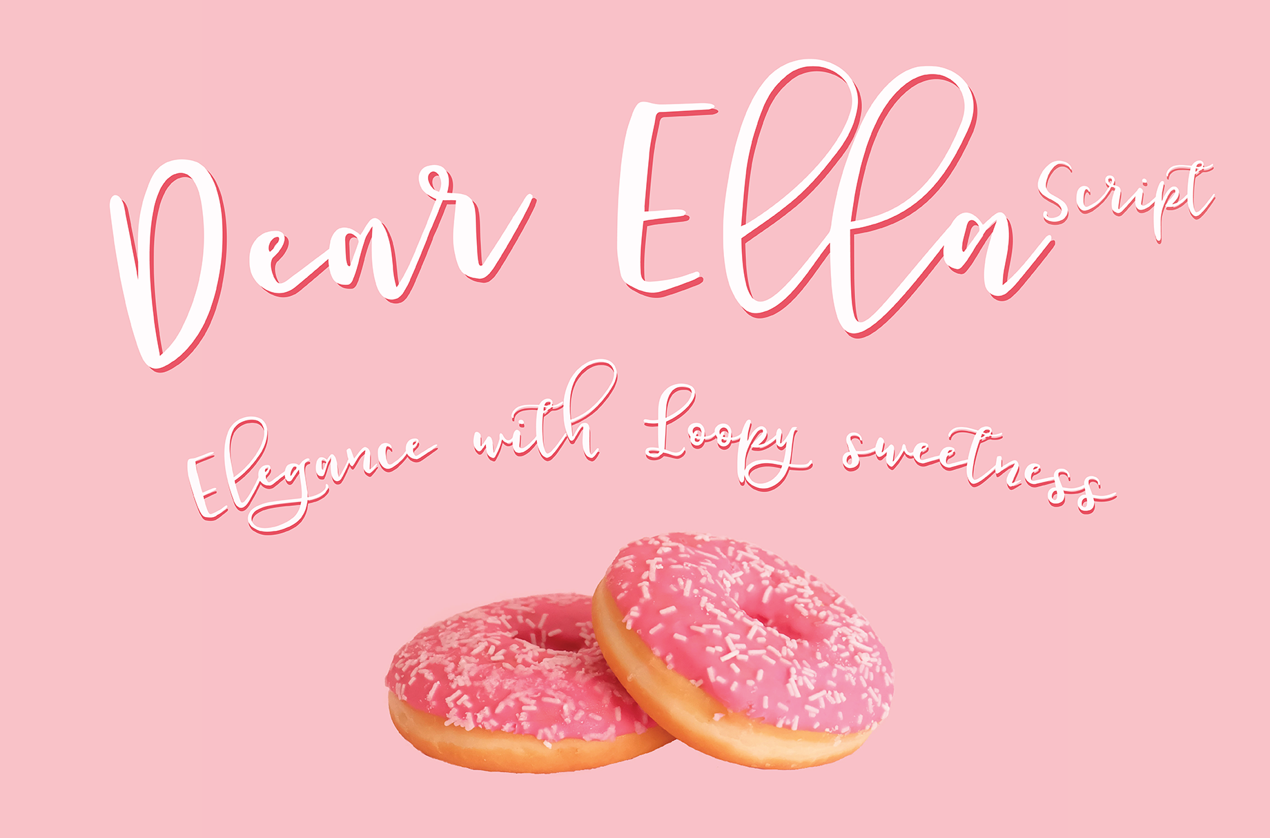 Dear Ella Script - Duo font, a Font by Sala.Ink