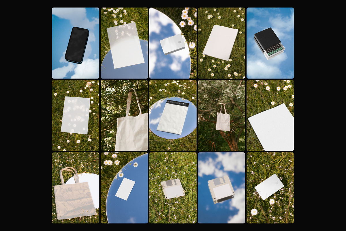 39 Mockup Bundle Dreamy Spring, a Mac Mockup by Burmess