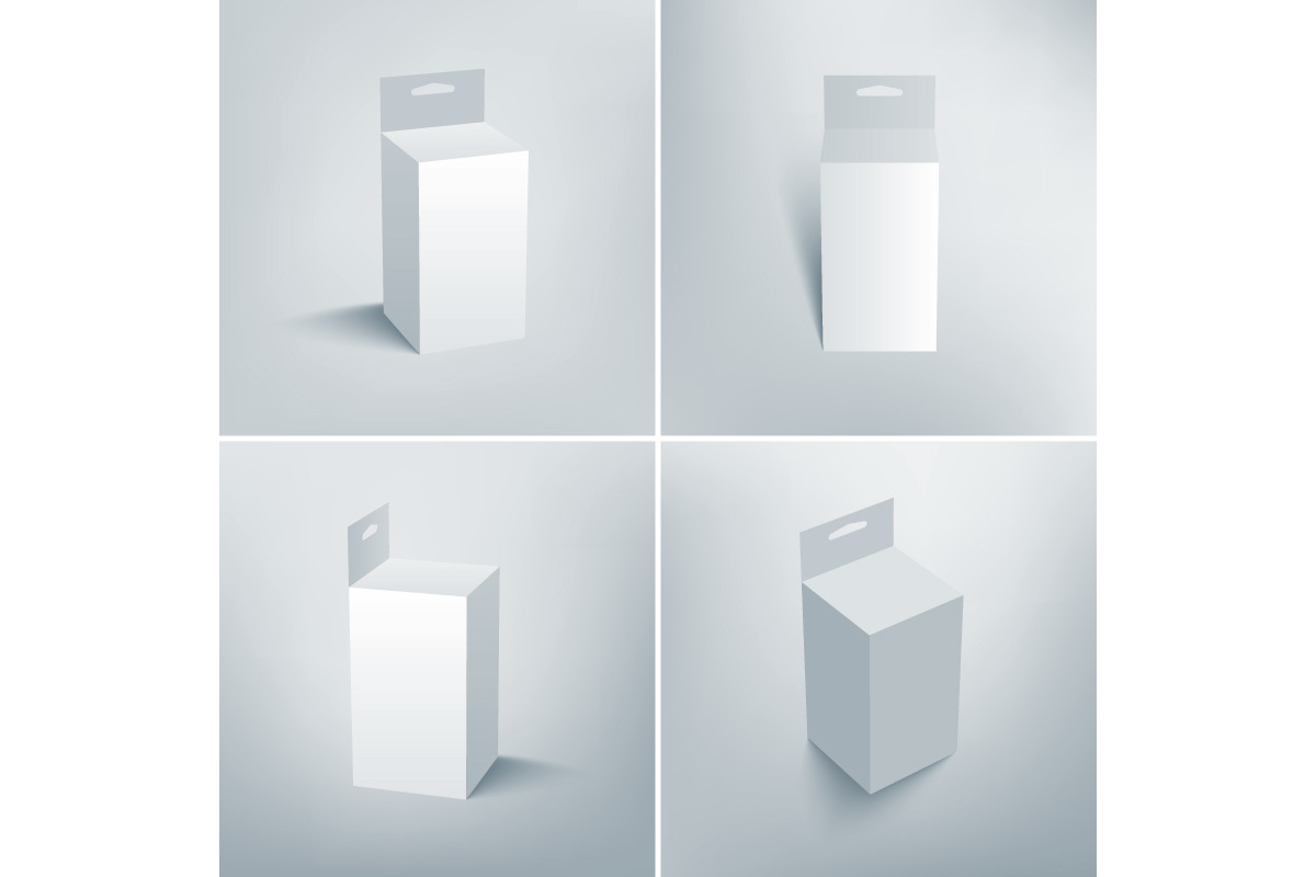 Hang Slot Packaging Box Mockup, a Packaging Mockup by Petr Stránský
