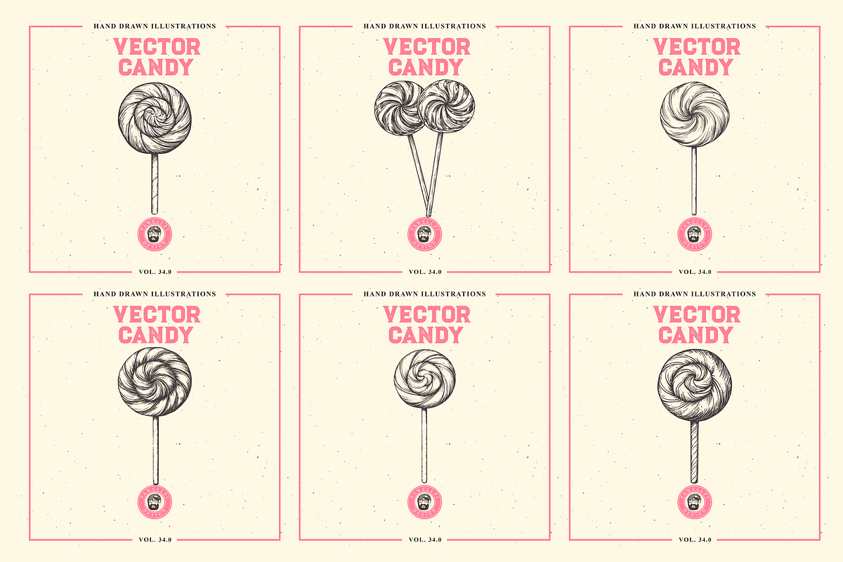 Vector Candy Illustrations Vol. 34, a Food Illustration by pawellpi