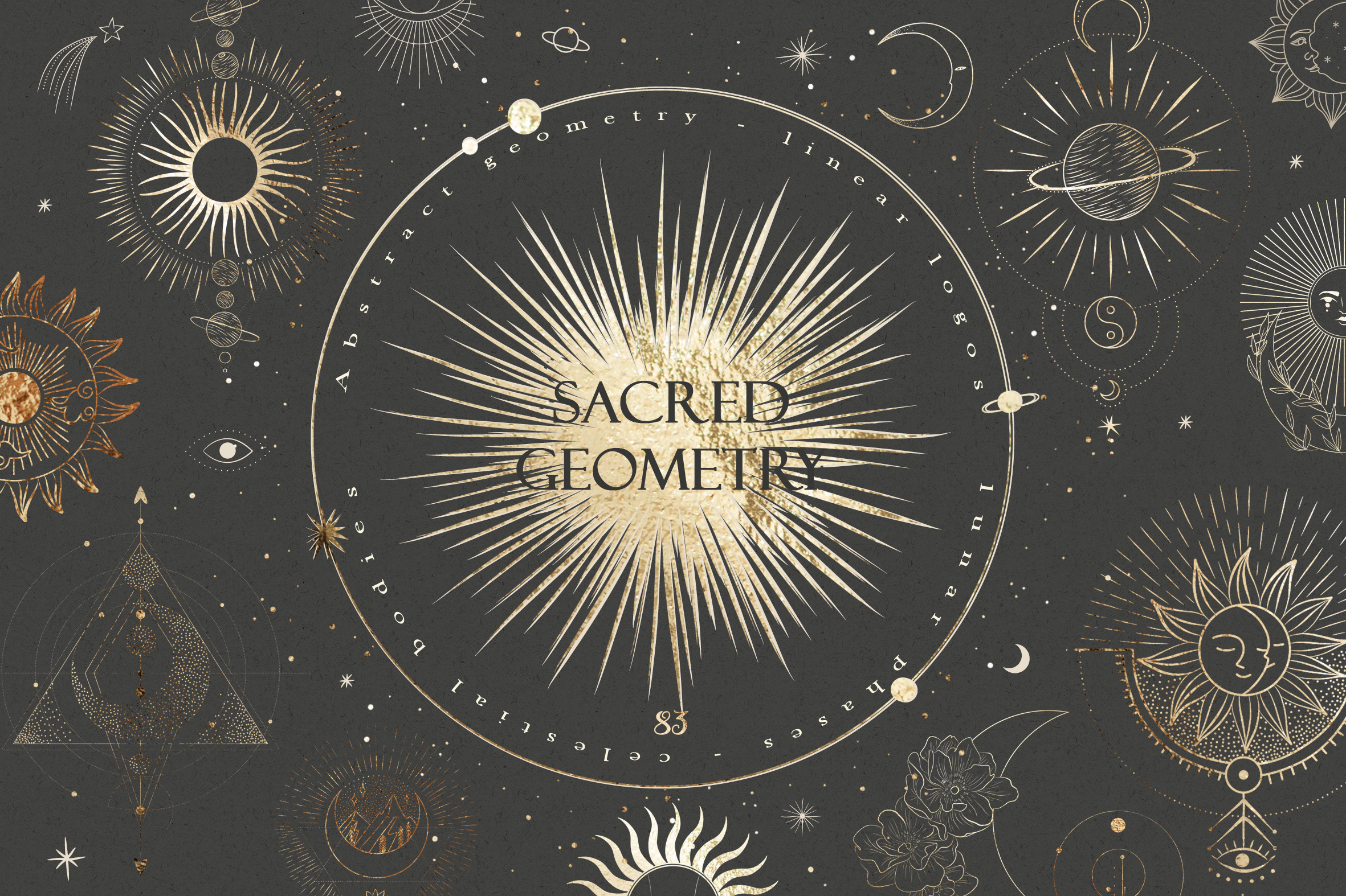 Sacred geometry. 83 illustrations, an Illustration by Chikovnaya ...