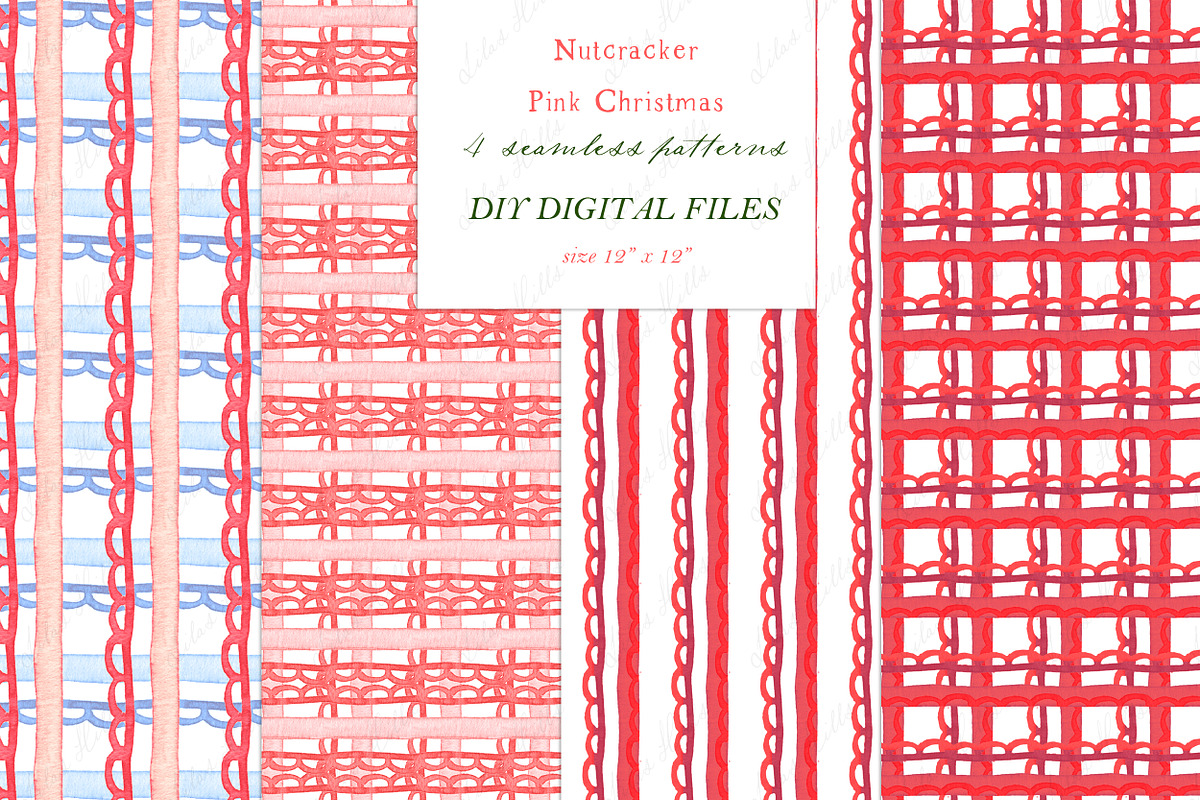 Nutcracker Red Blue Christmas Crest, an Illustration by LABFcreations ...