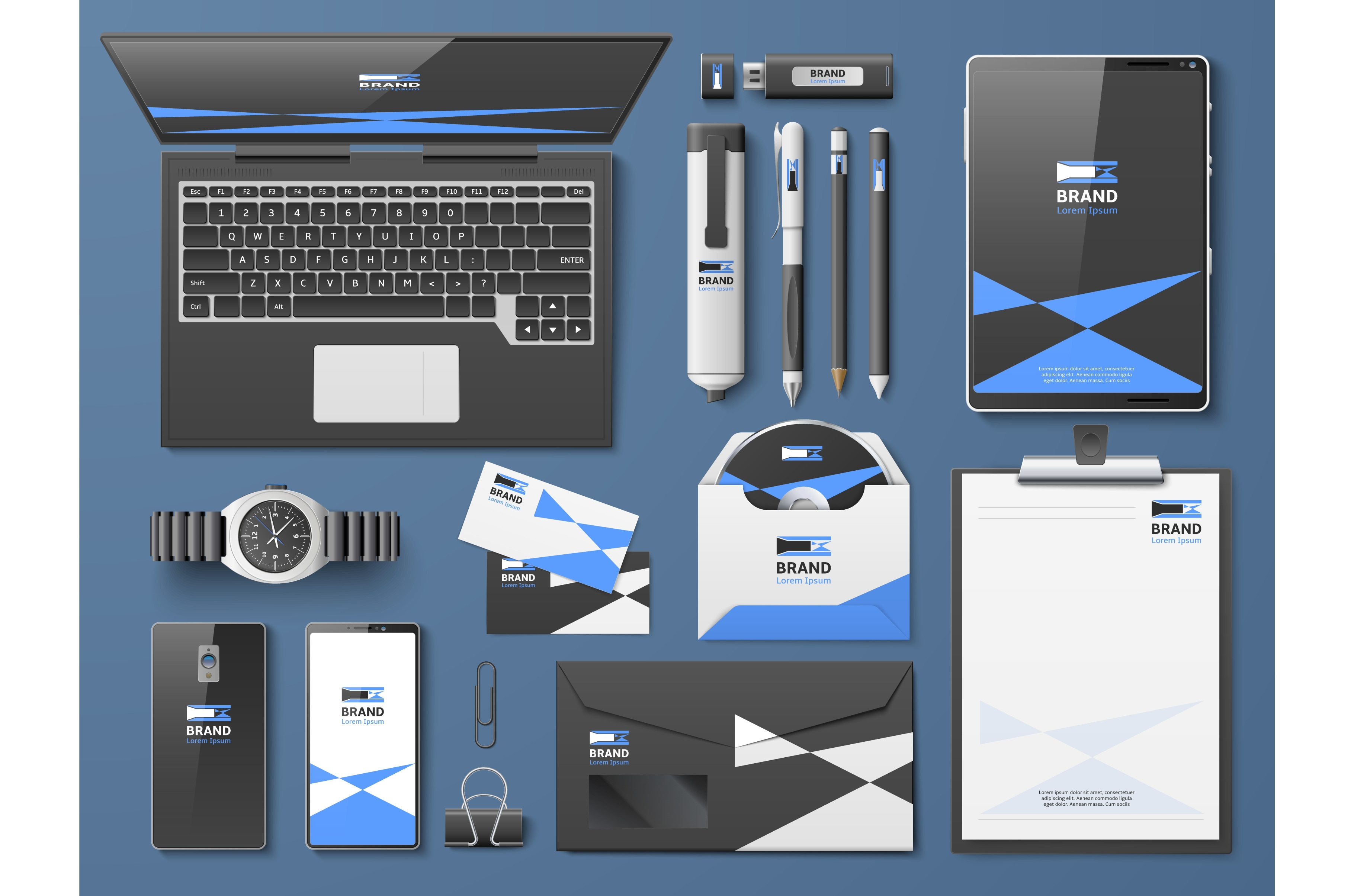 Realistic corporate branding, an Object Graphic by Vectorbuum