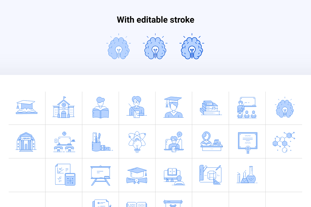Education duotone icon, a Duotone Icon by Ragul Creates