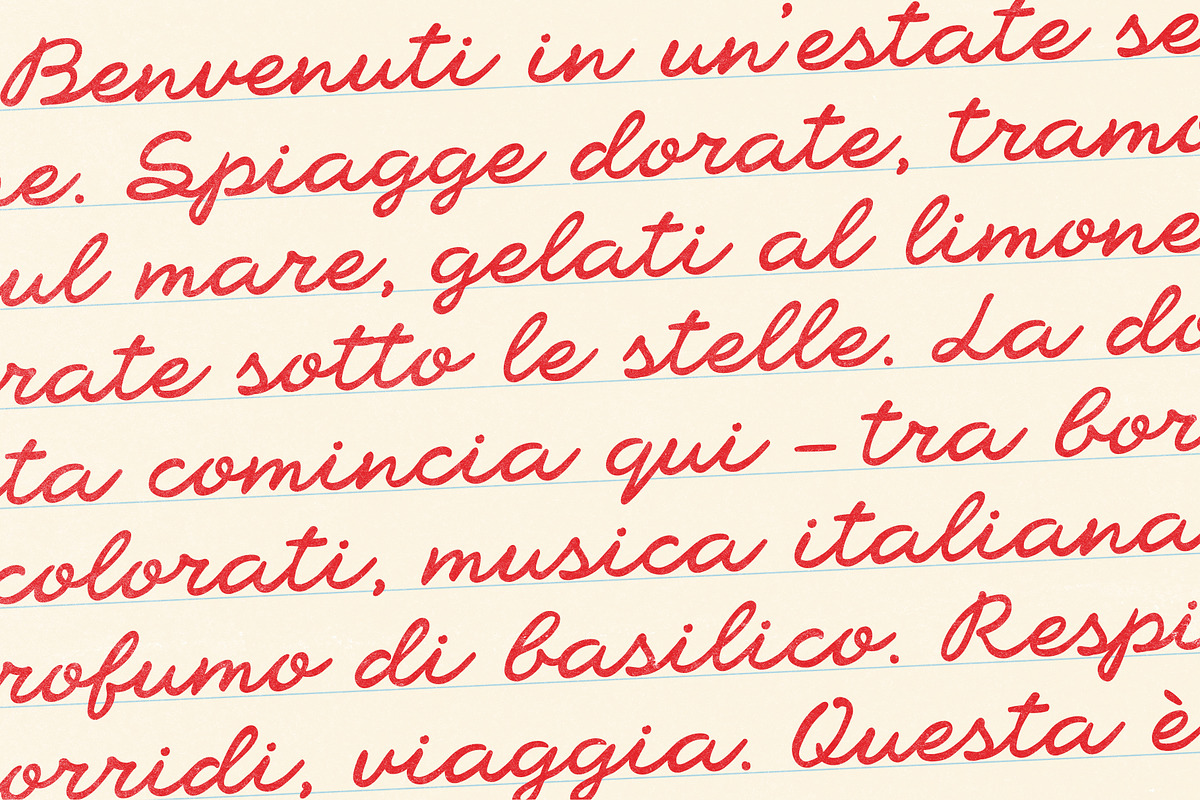 Handwritten Italian Vintage Font Duo