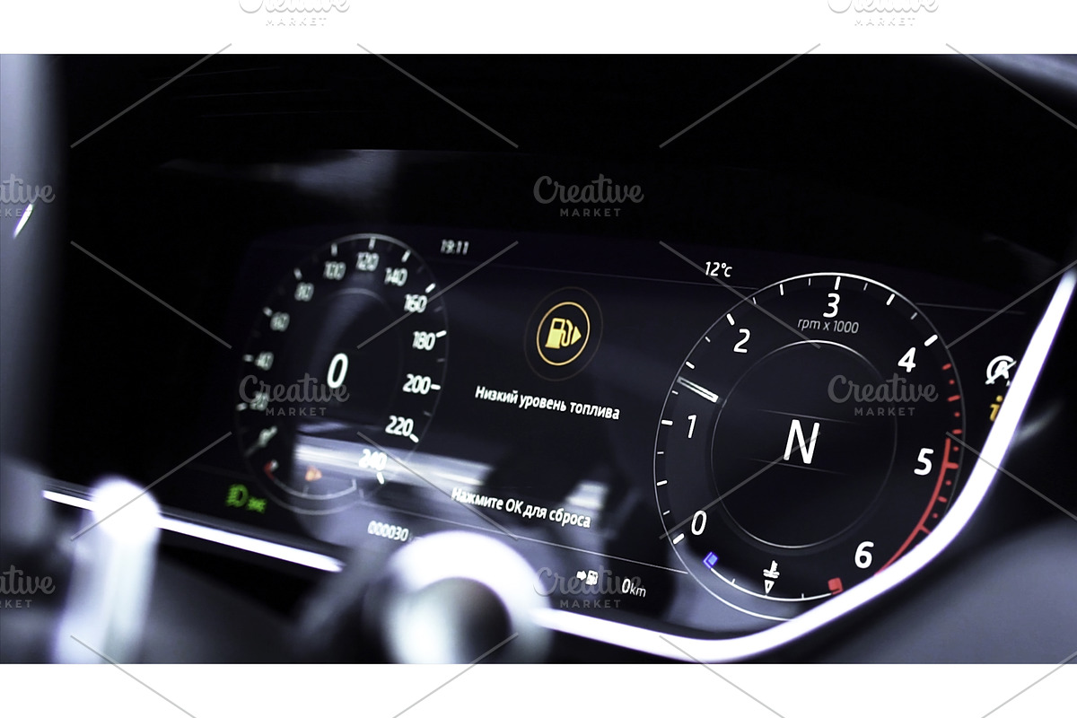 Information panel on a car - close, a Background Graphic by Media Whale ...