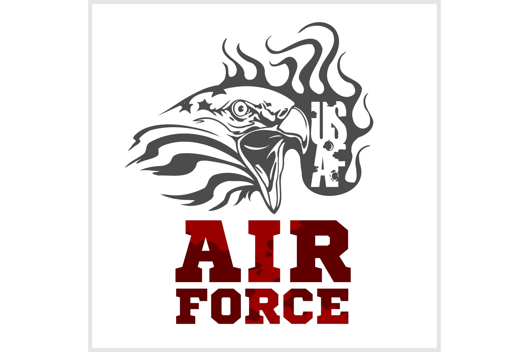 US Air Force - Military Design, an Object Graphic by Digital-Clipart