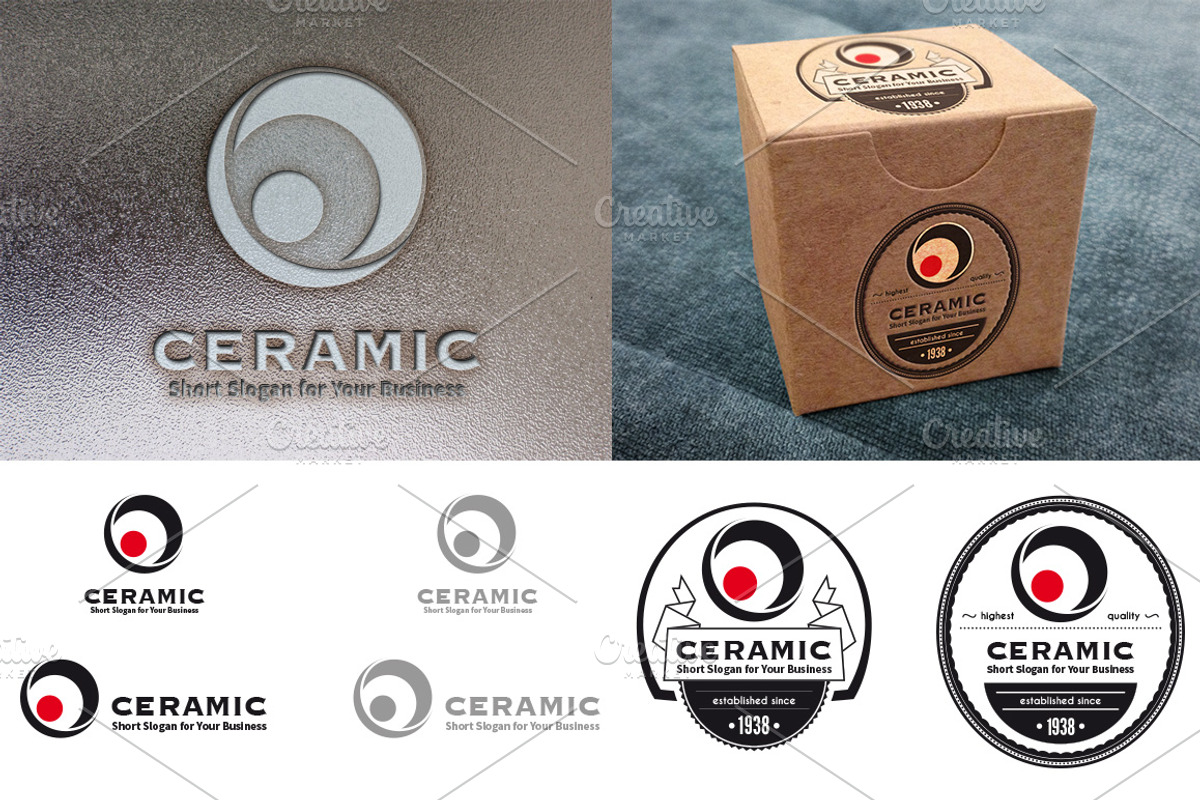 Ceramic Logo Template, a Branding & Logo Template by Designoo ...