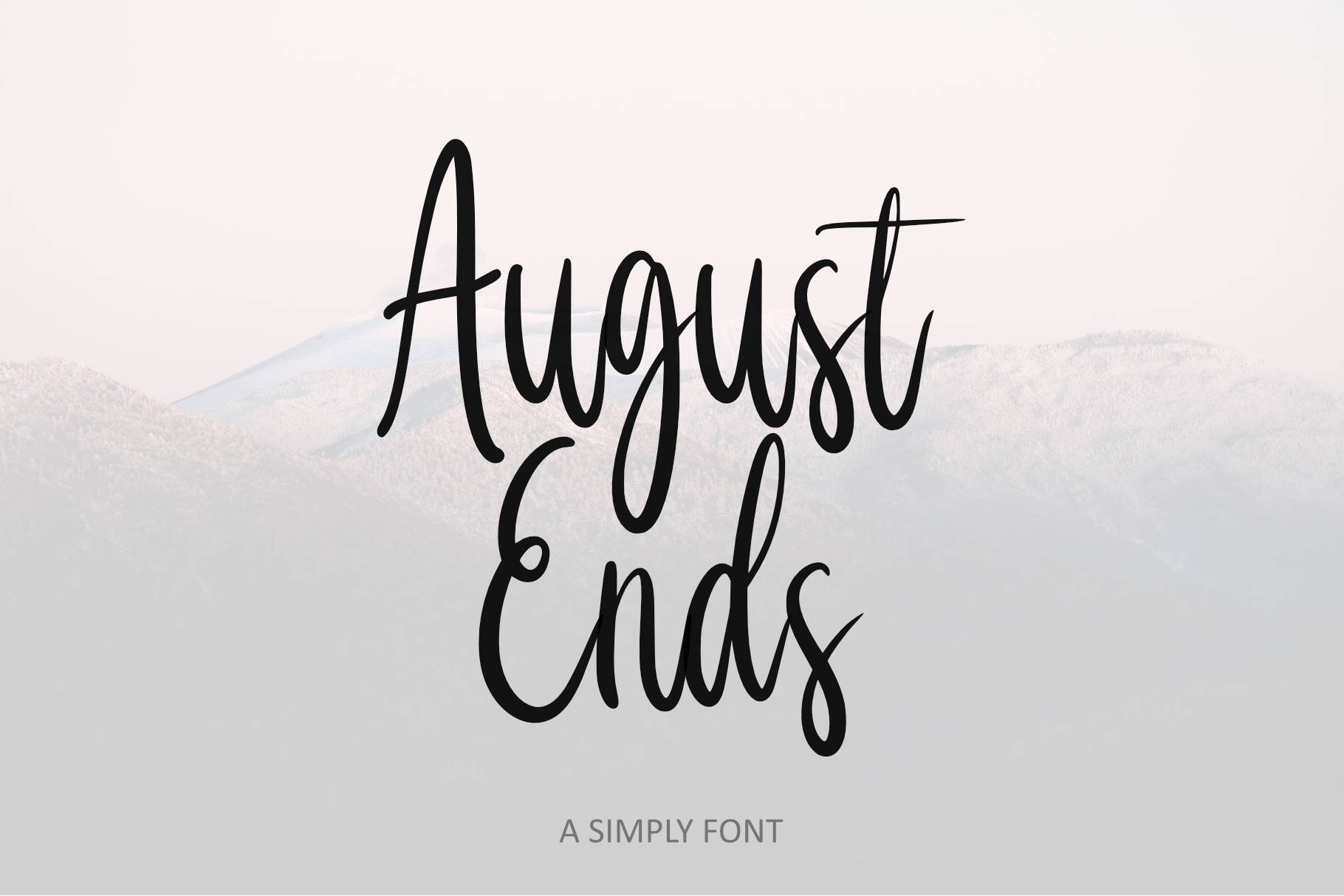 August Ends | Handwritten Font, a Handwritten Font by Jackgridden