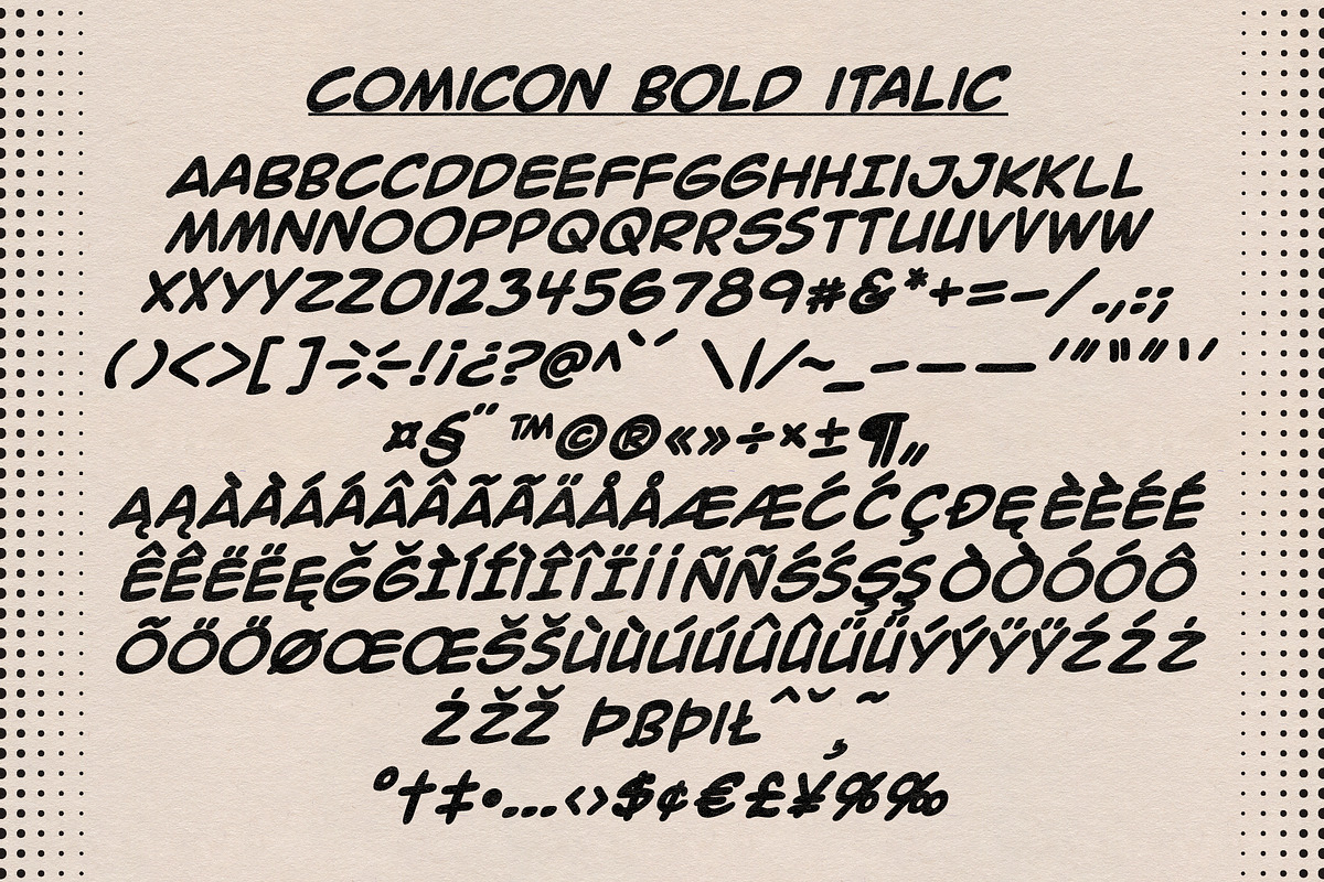 Comicon | Comic Type Pack!, a Sans Serif Font by StudioWorks