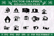 Dog House SVG Bundle, Dog House dxf