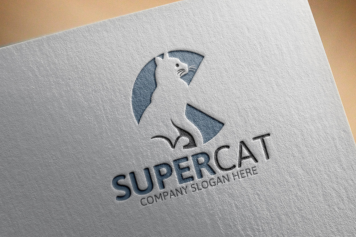 Super Cat Logo, a Branding & Logo Template by Josuf Media
