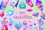 My Creepy Valentine collection, an Illustration by SecondOfJuly