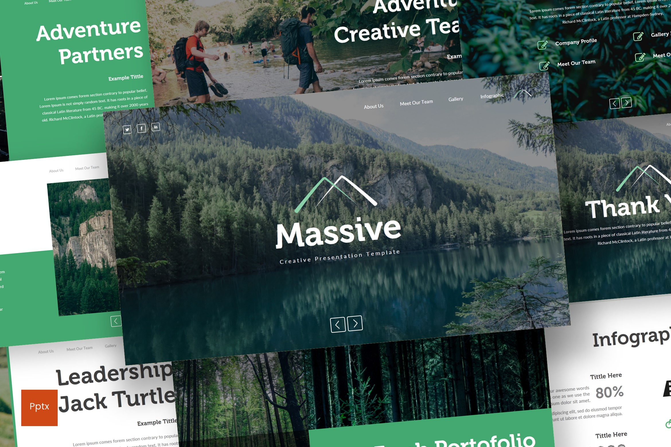 Massive - Powerpoint Template, a Presentation Template by inspirasign