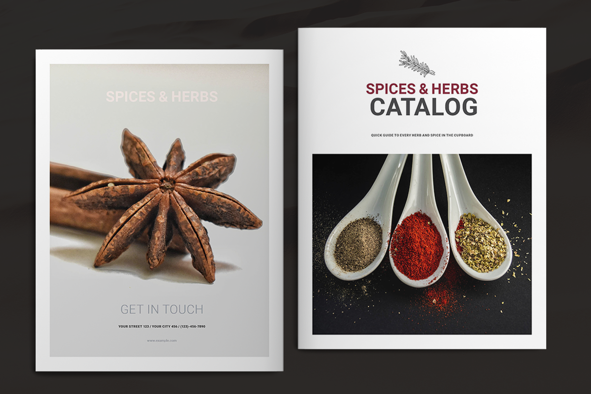 Spices Catalog, a Brochure Template by Boris Cupac