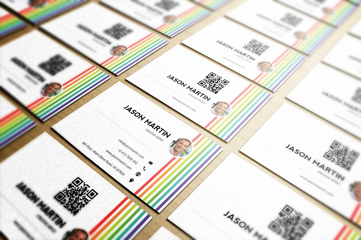 Creative Colorful Business Card, a Business Card Template by bouncy