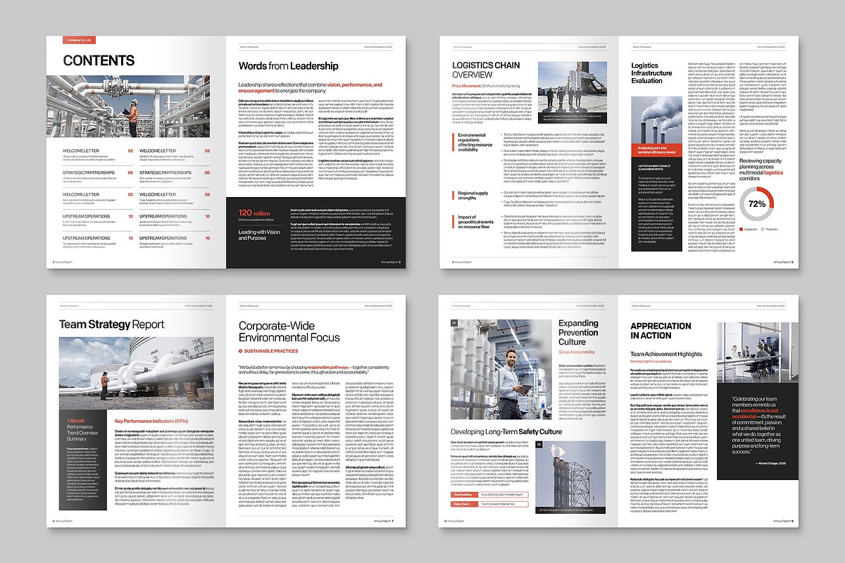 Newsletter Brochure Template, a Brochure Template by BrandPacks