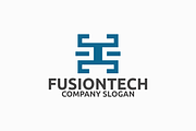 Fusion Tech Logo, a Branding & Logo Template by Brandlogo