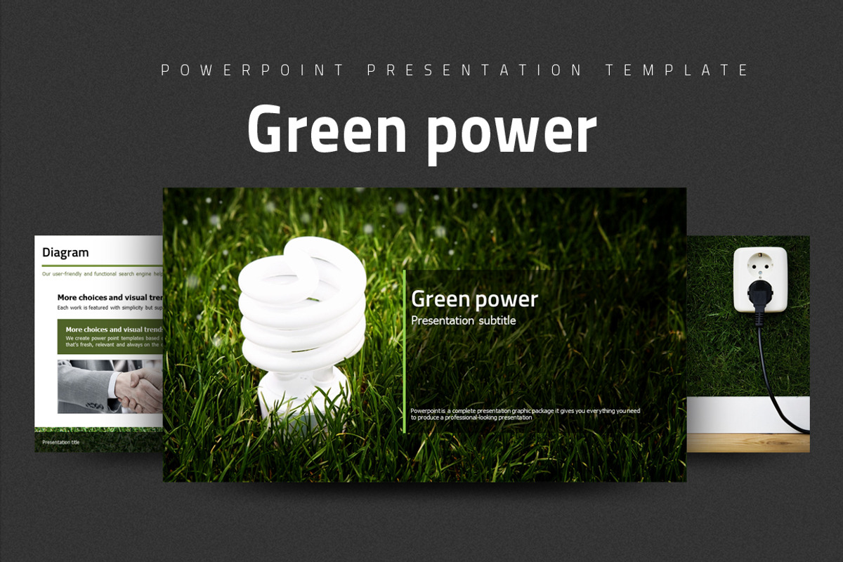 Green Power, a Presentation Template by GoodPello