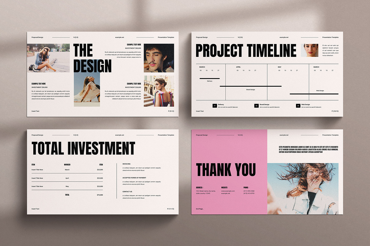 Project Proposal Presentation Design, a Presentation Template by ...