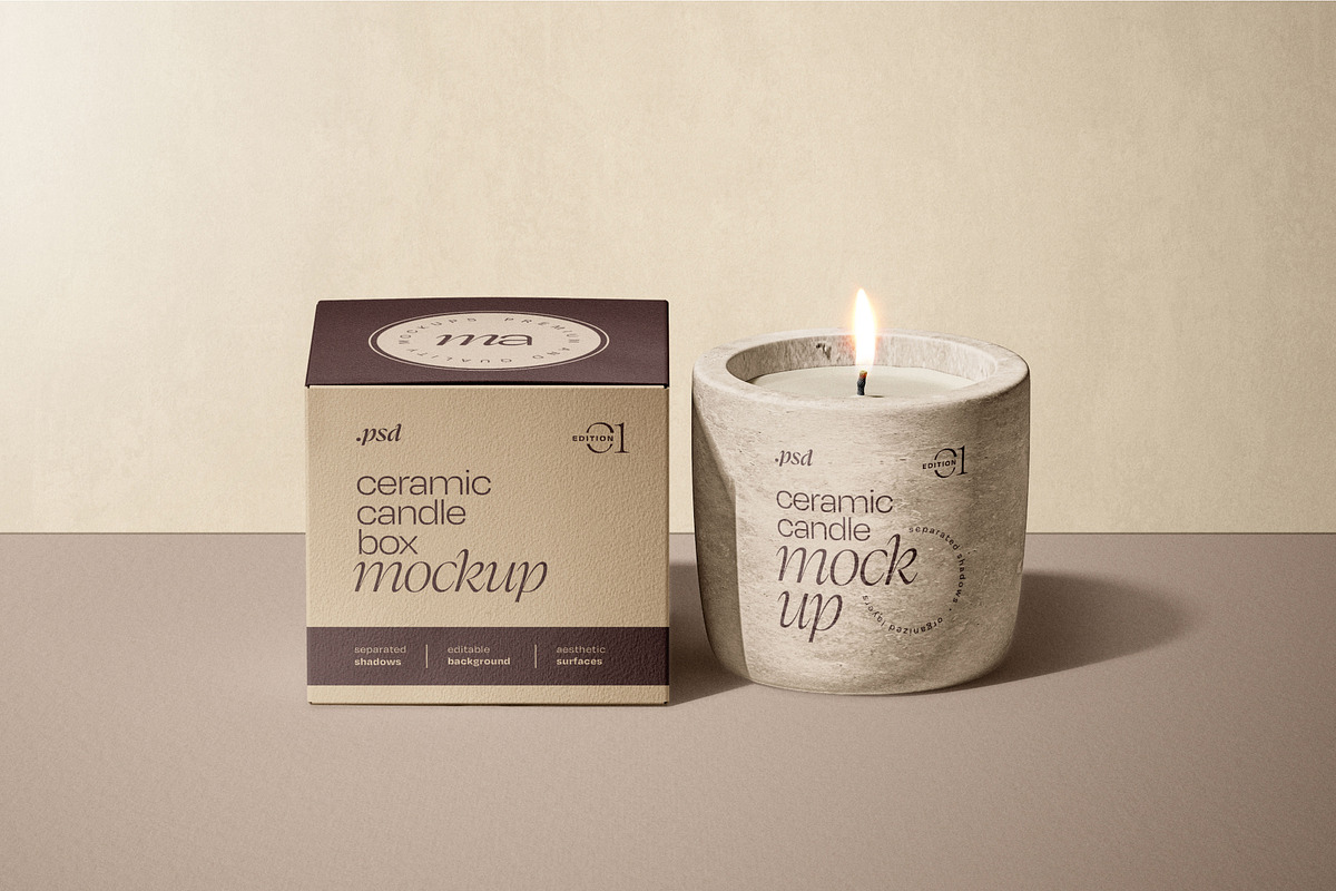 Candle Mockup Set