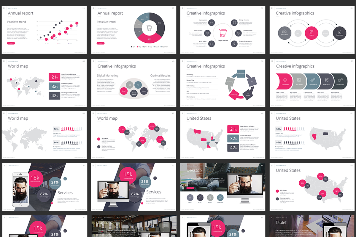 Alpha - Keynote Template, a Presentation Template by Slidehack