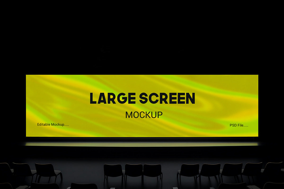 Digital Large Screen Mockup