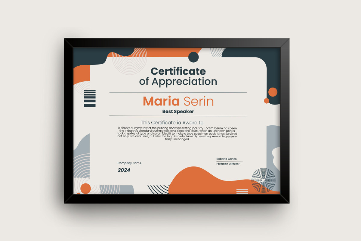 Bundle Certificate Design Template, a Print Template by MaikoHatta