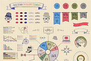 Pen Drawing Elements of Infographics, a Technology Illustration by Olya ...