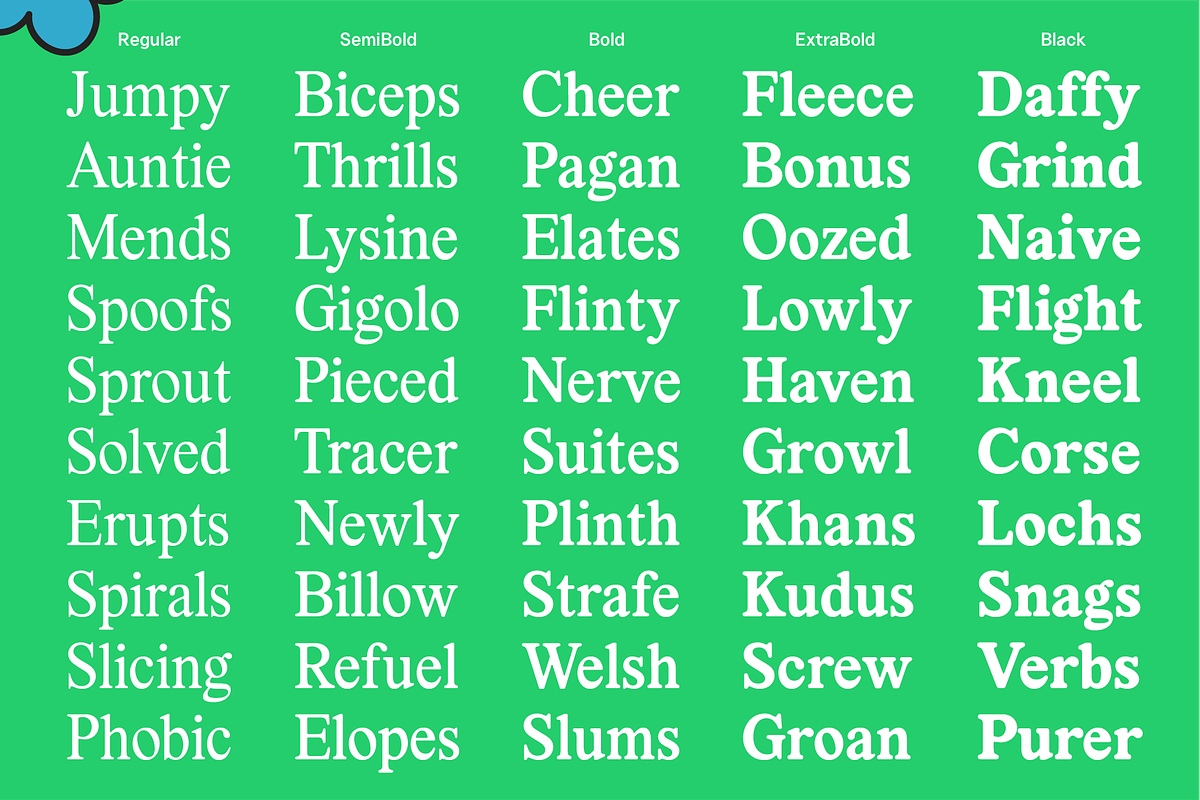 Lastik Font Family 5 Styles, a Font by That That Creative