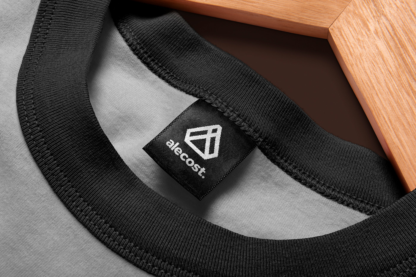 Apparel Tag Logo Mockup, a Shirt Mockup by DesignNeutrons