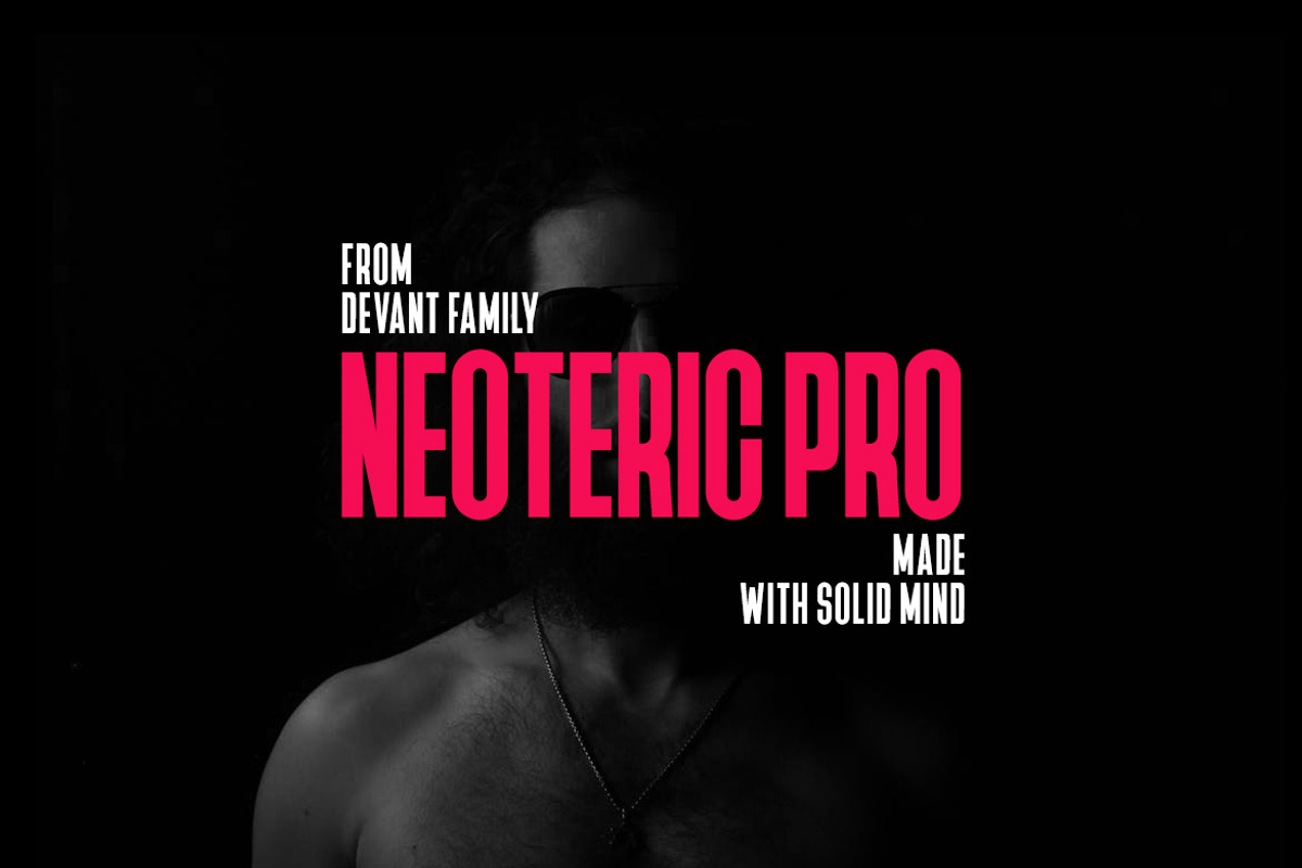 Devant Neoteric Pro Modern Font, a Sans Serif Font by Webhance Studio