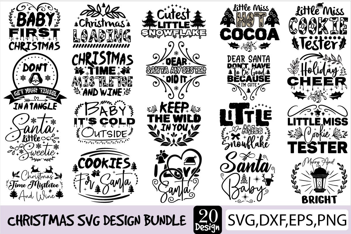 Christmas Svg Design Bundle, an Object Graphic by DollarSmart