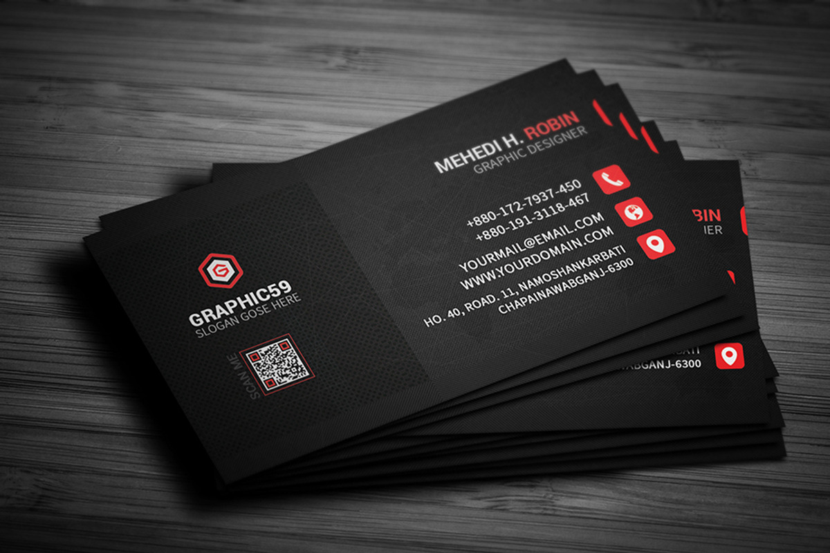 Pixel Business Card Design, a Business Card Template by graphica59