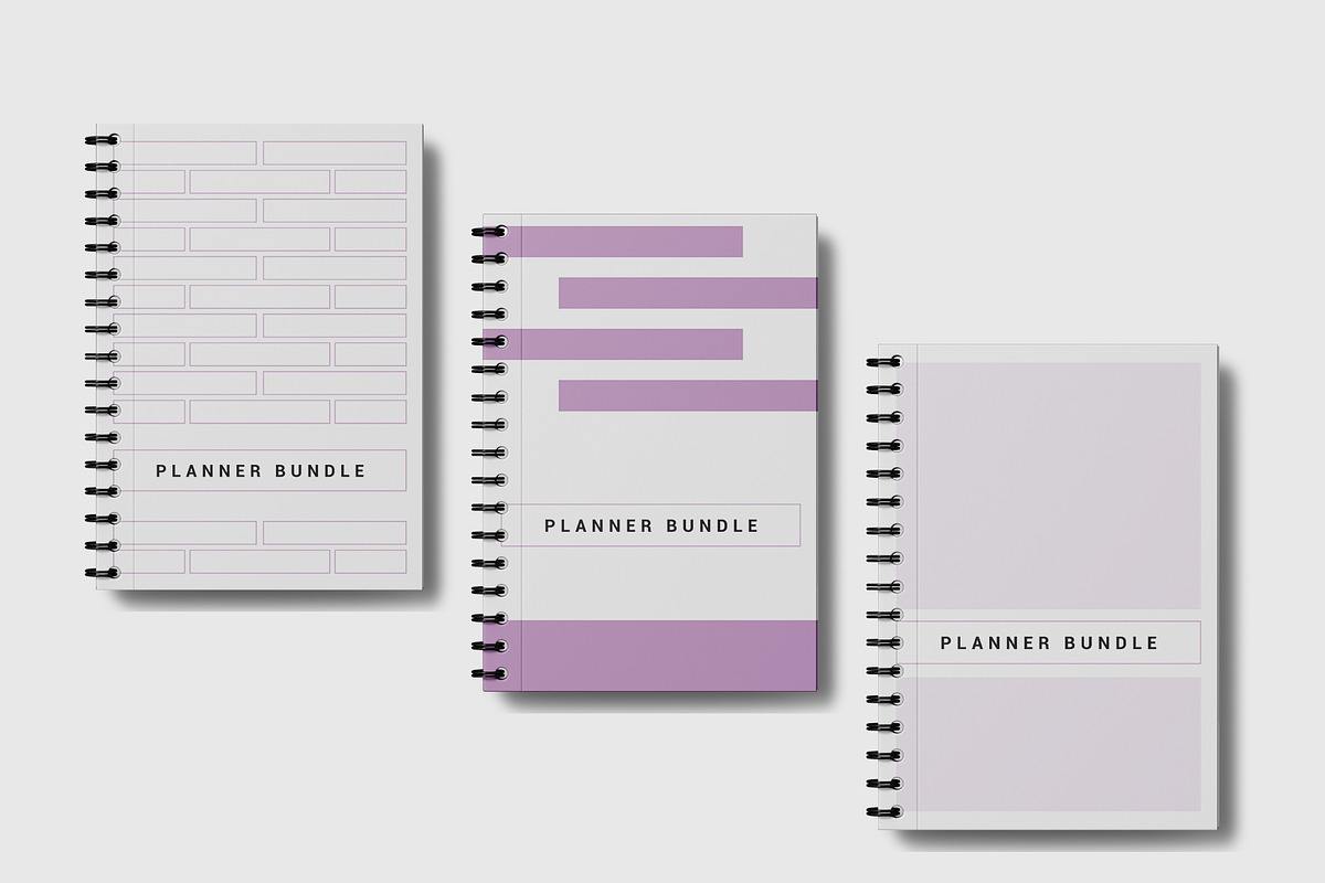Ultimate Planner Bundle Pack Vol.44, a Stationery Template by Design Zone