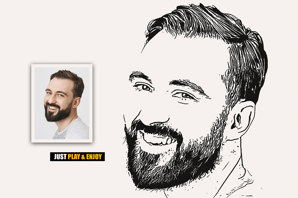 Vector Art Photoshop Effect, an Action Add-On by DesignCave