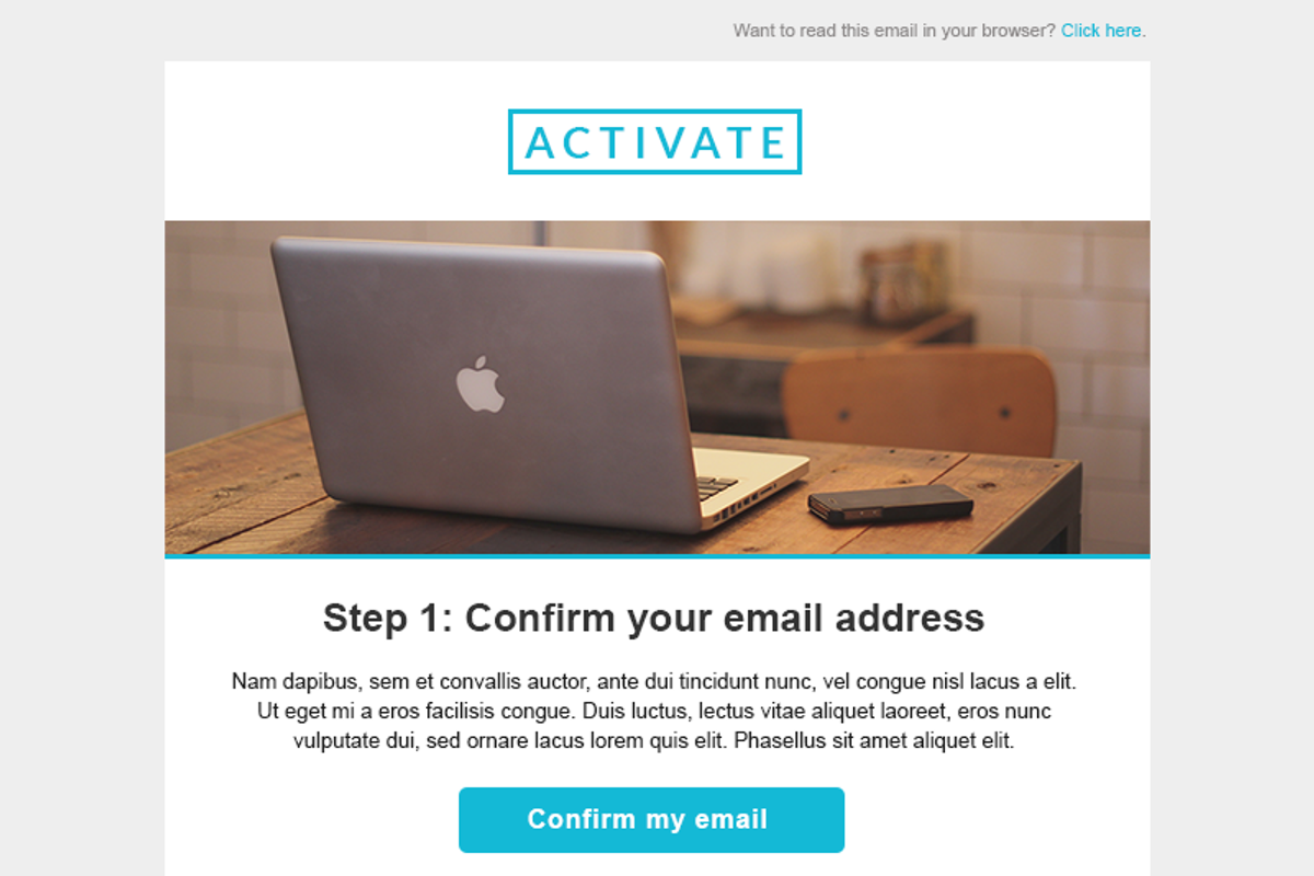Activate Email Template + Builder, an Email Template by Digico