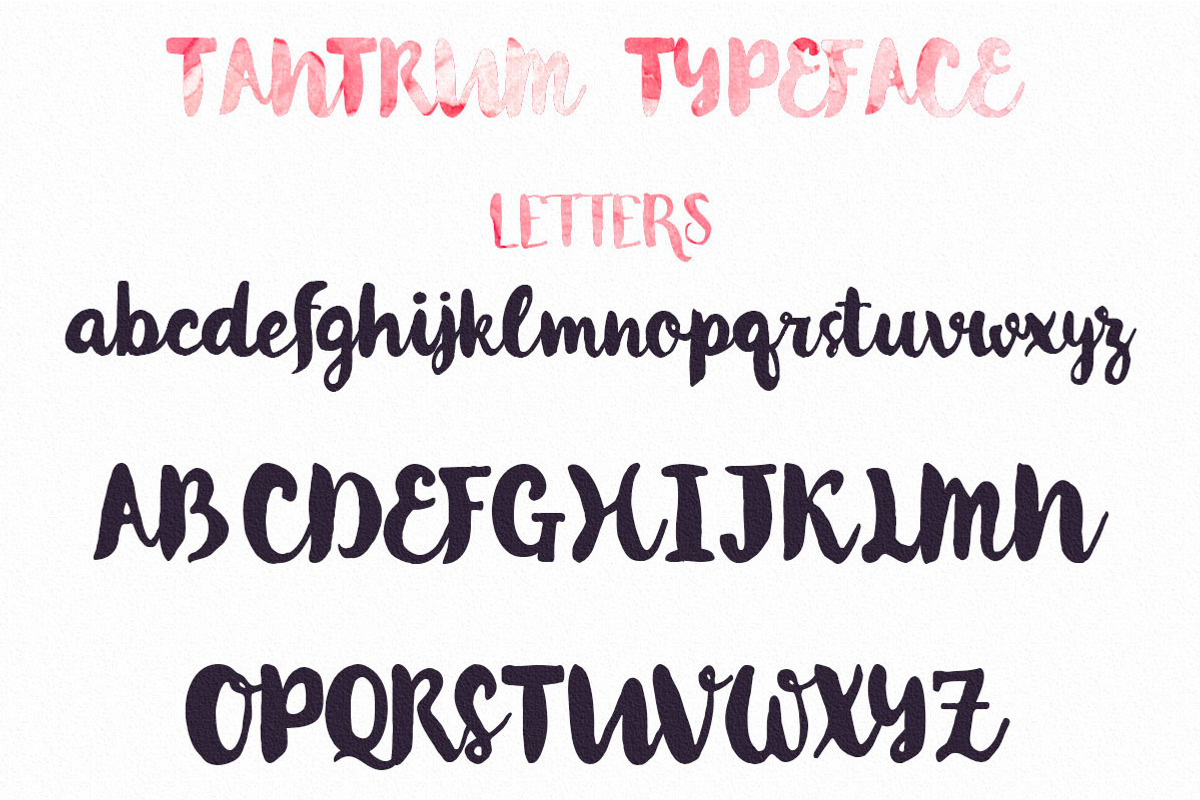 Watercolor Kit Styles + Typeface, a Script Font by JasGraphicTools