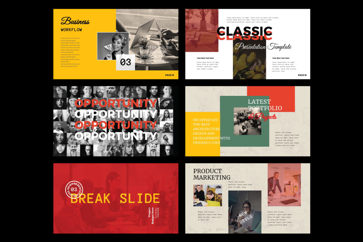 RETRO STYLE - Powerpoint Template, a Presentation Template by Shafura