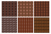 Chocolate seamless pattern set, a Texture Graphic by RybakovaAnn