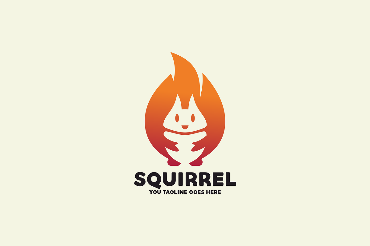Nut Squirrel Logo, a Branding & Logo Template by Brandlogo