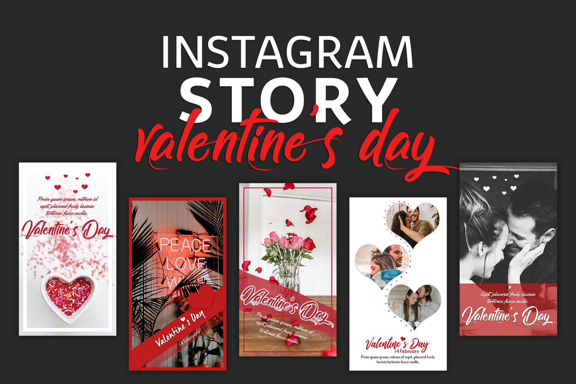 Instagram Story - Valentine, a Social Media Template by illycreative ...