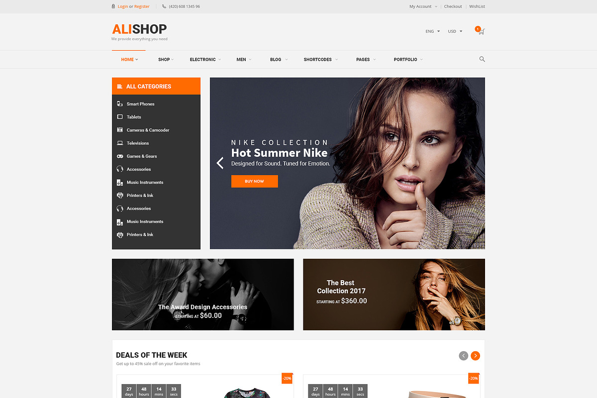 AliShop WooCommerce Theme, a WordPress Template by WPThemeGo | Creative Market
