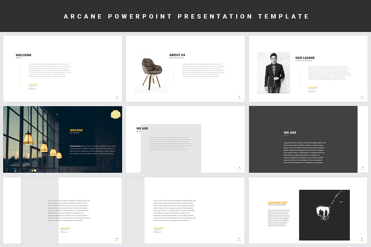 Arcane Powerpoint Presentation, a Presentation Template by ThemeDevisers