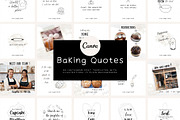 Bakery Instagram Post Templates Canva