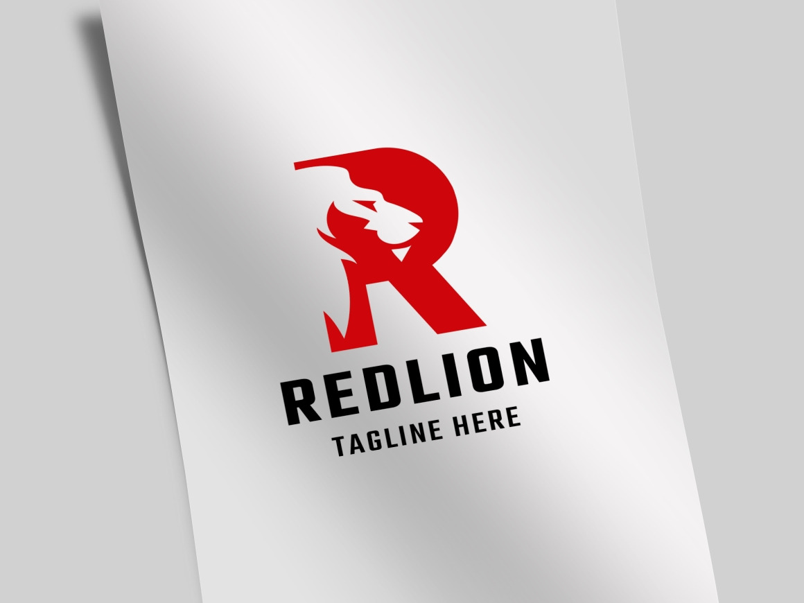 Red Lion Letter R v.3 Logo | Branding & Logo Templates ~ Creative Market
