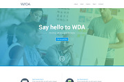 WDA - One Page Wordpress Theme, a WordPress Template by www.ThemeStreet.Net