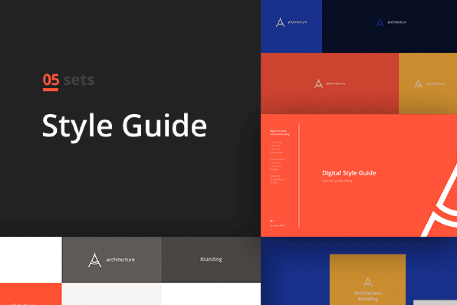 Branding Book & Style Guide Template, a Templates & Theme by UI8