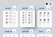 Product Line Sheet & Order Form, a Flyer Template by Leaflove